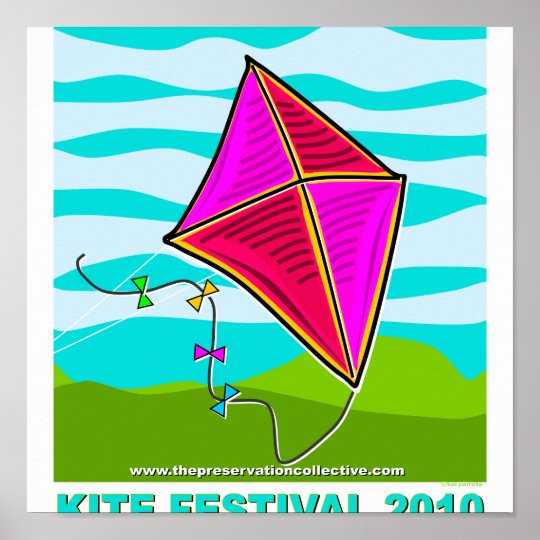 2010 Kite Festival Poster | Zazzle.com