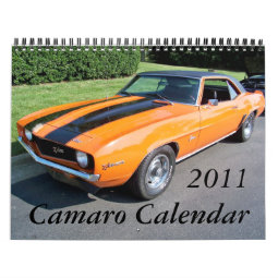 2011 Camaro Calendar | Zazzle