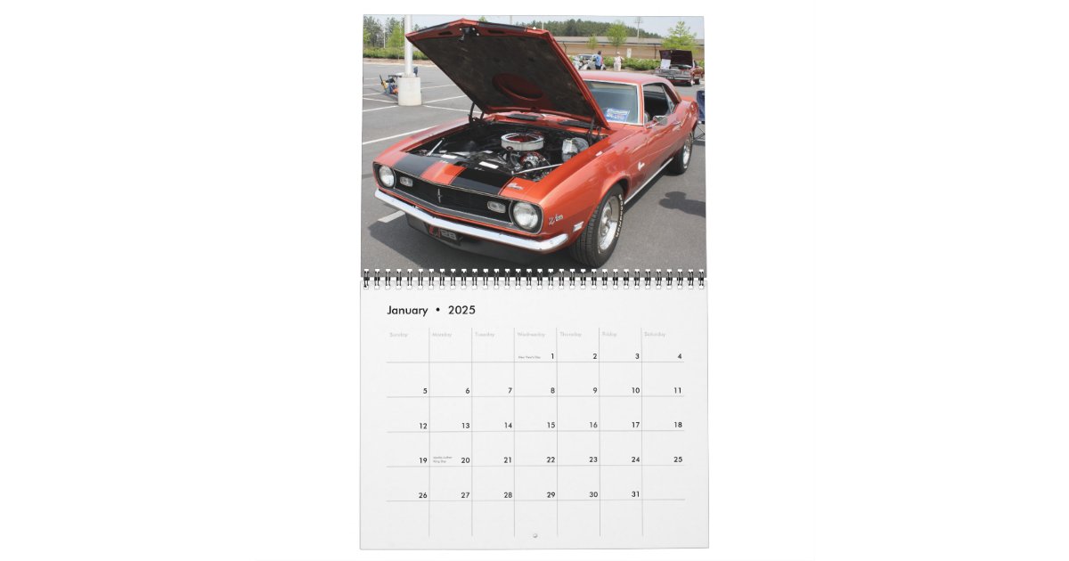 2011 Camaro Calendar | Zazzle