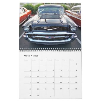 2011 Chevy Classic Muscle Calendar | Zazzle