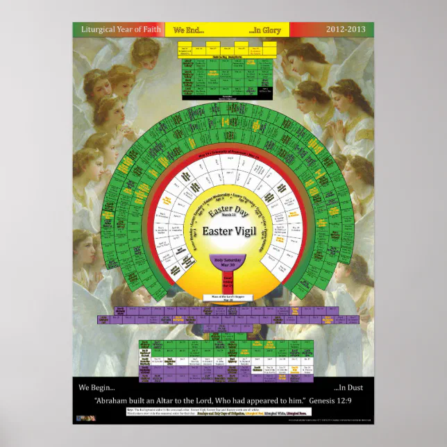 2012-2013 Liturgical Year Poster | Zazzle