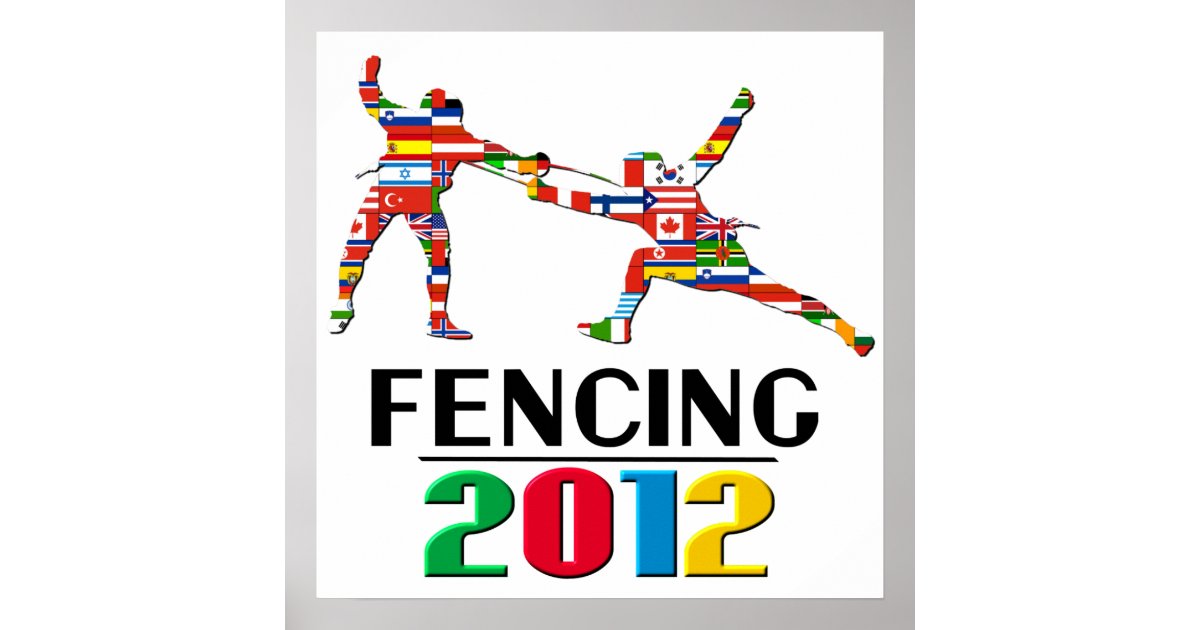 2012: Fencing Poster | Zazzle