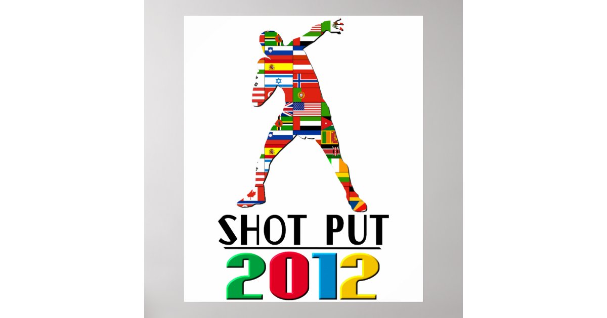 2012: Shot Put Poster | Zazzle