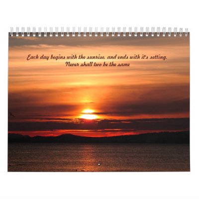 Sunrise Sunset Calendar