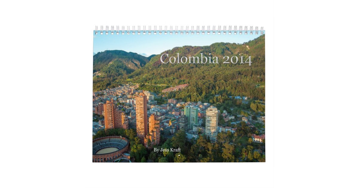 2014 Colombia Calendar | Zazzle.com