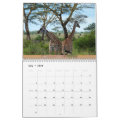 2014 Giraffe's love calendar | Zazzle