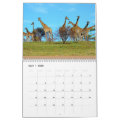 2014 Giraffe's love calendar | Zazzle