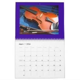 2015 Musical Instrument Calendar | Zazzle