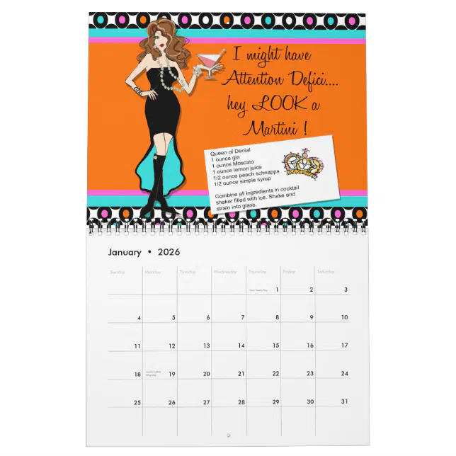 2015 Working Girls Design Calendar | Zazzle
