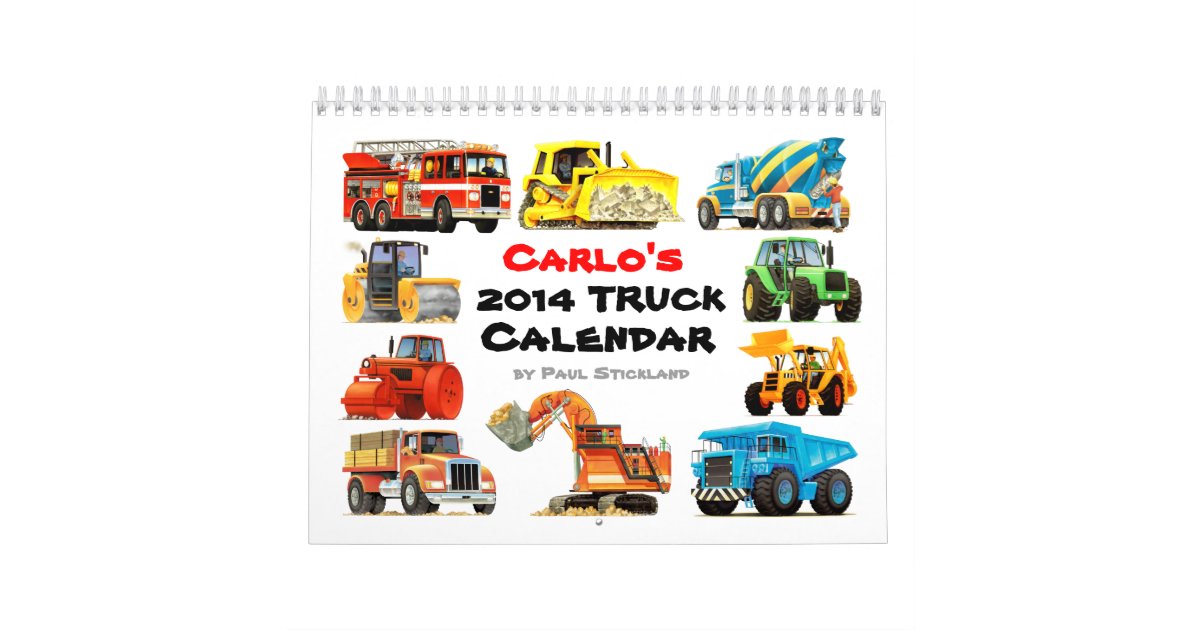 2016 Big Truck Calendar | Zazzle