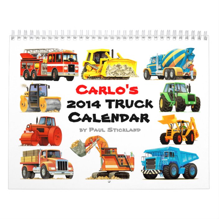 2016 Big Truck Calendar | Zazzle.com