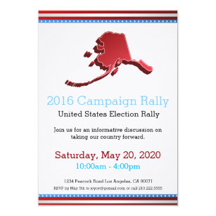 Political Campaign Invitations | Zazzle