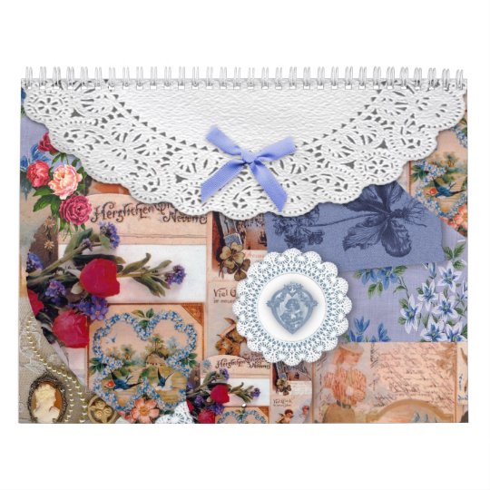 2016 Shabby Chic Calendar | Zazzle.com