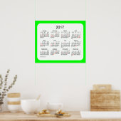 2017 Lime Wall Calendar by Janz Print | Zazzle