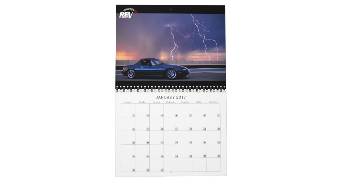 2017 revlimiter.net Calendar | Zazzle