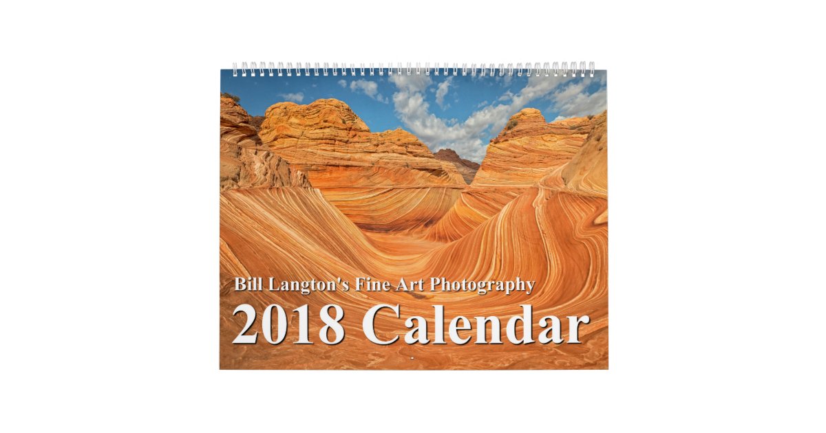 2018 Annual Nature Photography Calendar | Zazzle