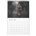 2018 Gothic Girls Calendar | Zazzle