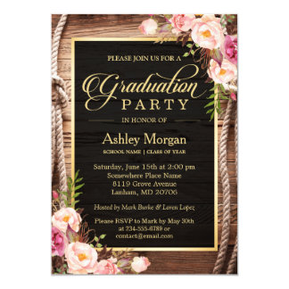 Country Graduation Invitations & Announcements | Zazzle