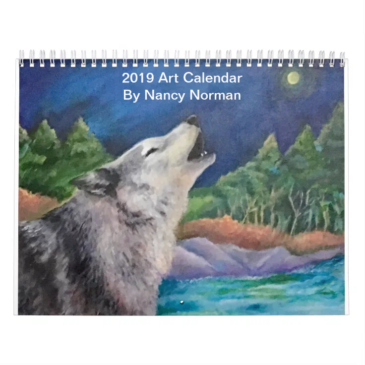 2019 Art Calendar by Nancy Norman | Zazzle