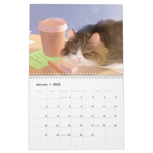 2019 calendar - All about Cats! | Zazzle