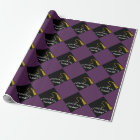 Purple Graduation Cap & Diploma Wrapping Paper | Zazzle.com