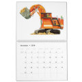 2019 Kids Construction Truck Calendar | Zazzle