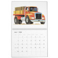 2019 Kids Construction Truck Calendar | Zazzle