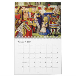2020 Alice in Wonderland calendar | Zazzle