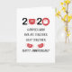 2020 Anniversary Stay Together | Red Card | Zazzle