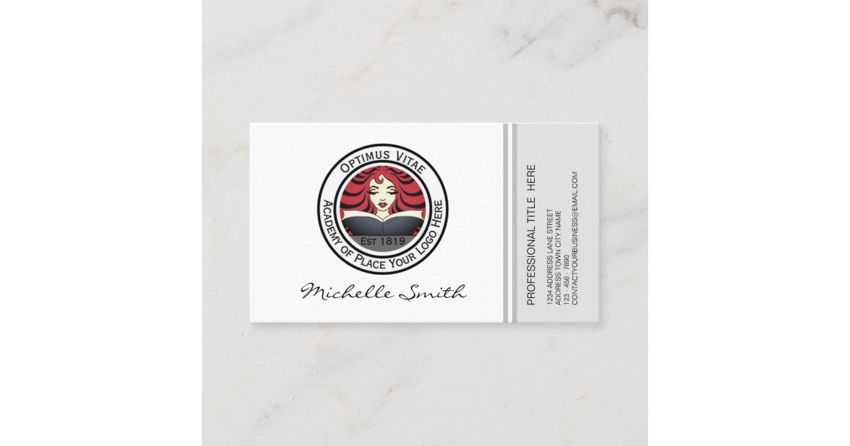 2020 Calendar Logo Company Business Card | Zazzle