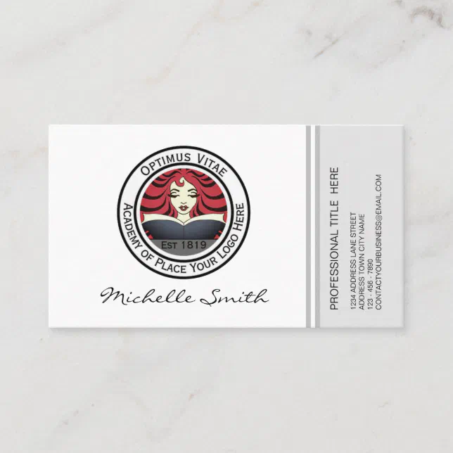 2020 Calendar Logo Company Business Card | Zazzle
