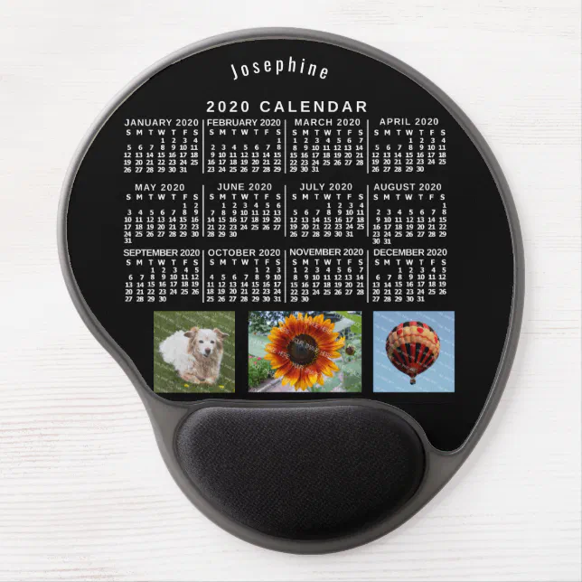 2020 Calendar (See Description for New Version) Gel Mouse Pad | Zazzle