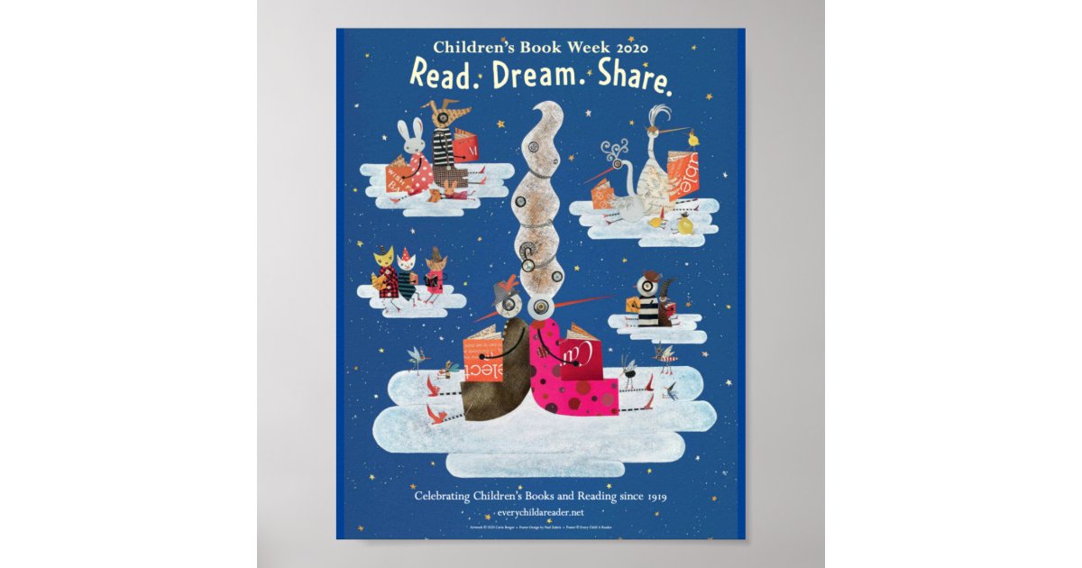 2020 Children's Book Week poster | Zazzle