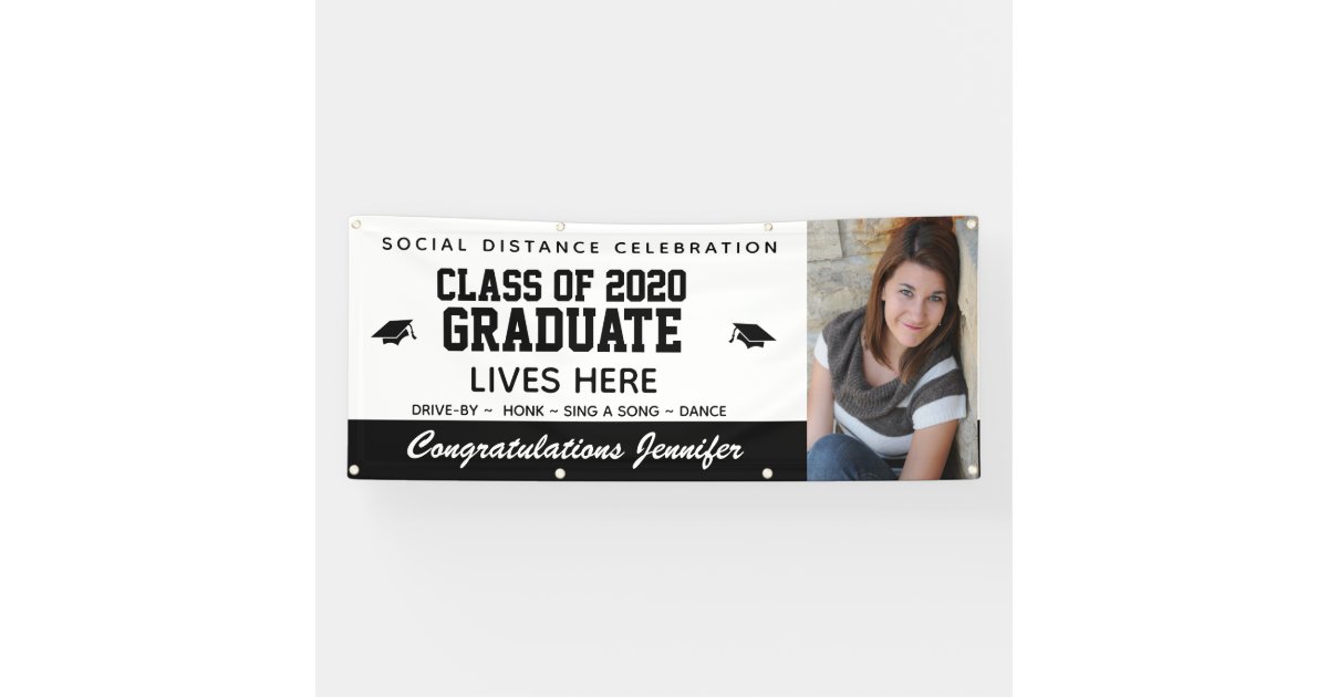 2020 COVID-19 Graduation Banners - Quarantine | Zazzle