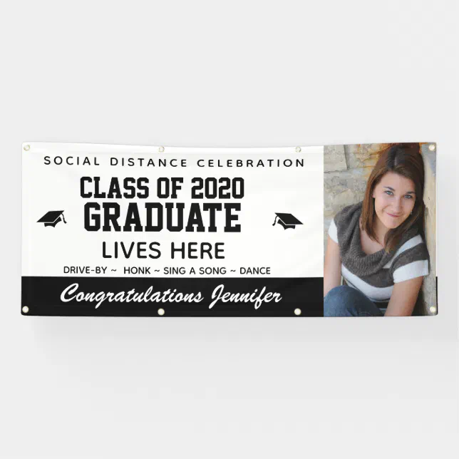 2020 COVID-19 Graduation Banners - Quarantine | Zazzle