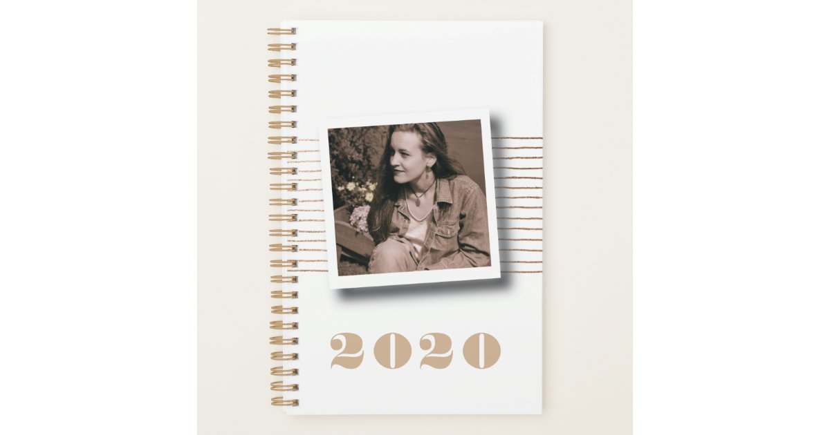 2020 Custom Personalized Photo Diary Planner | Zazzle
