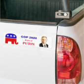 2020 GOP "PARTY OF PUTIN" BUMPER STICKER | Zazzle