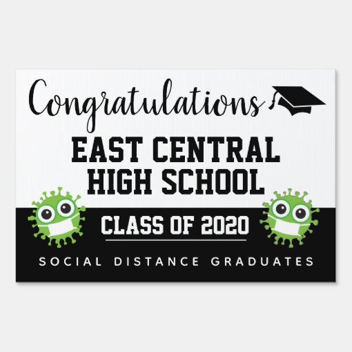 2020 High School, Graduation Signs Yard | Zazzle