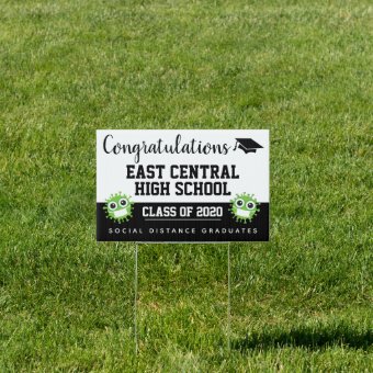 2020 High School, Graduation Signs Yard | Zazzle
