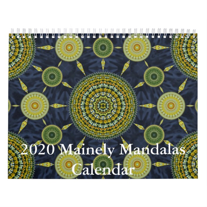 2020 Mainely Mandalas Calendar | Zazzle.com