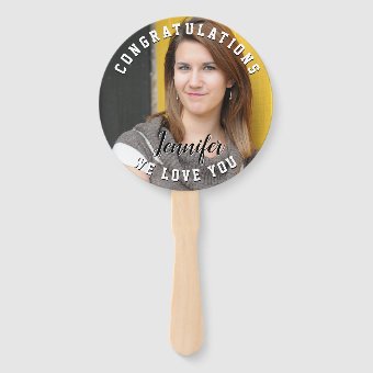 2020 Personalized Graduation Hand Fan | Zazzle