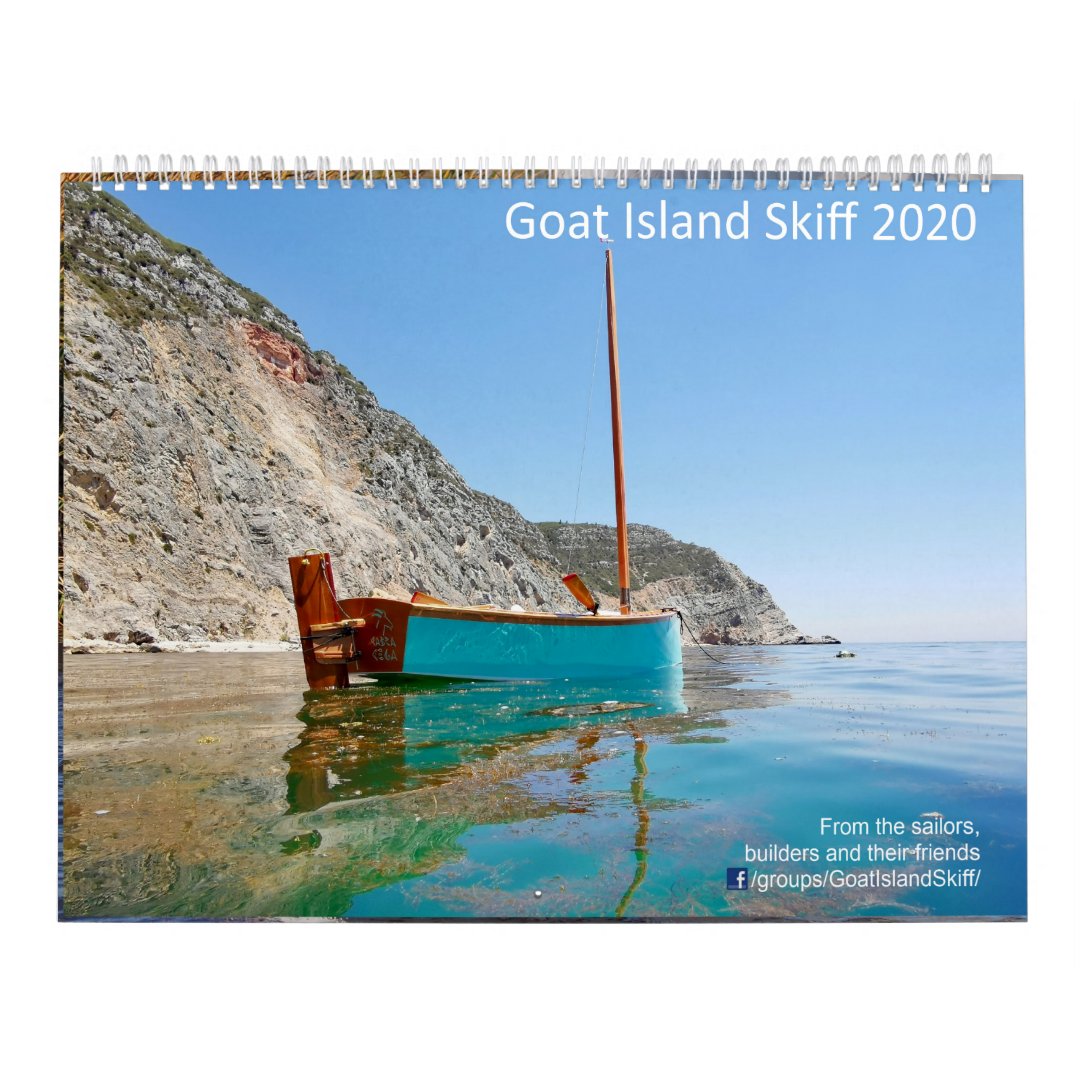 2020 Sailboat Calendar - Goat Island Skiff | Zazzle