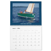 2020 Sailboat Calendar - Goat Island Skiff | Zazzle