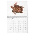 2020 Watercolor Ocean Sea Life Calendar | Zazzle