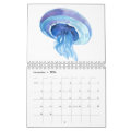 2020 Watercolor Ocean Sea Life Calendar | Zazzle