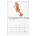 2020 Watercolor Ocean Sea Life Calendar | Zazzle