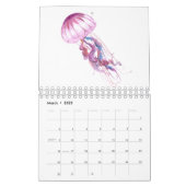 2020 Watercolor Ocean Sea Life Calendar | Zazzle