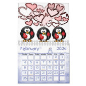 2021 Calendar Penguin | Zazzle