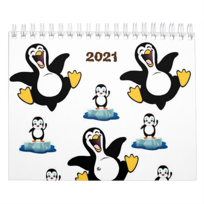 2021 Calendar Penguin | Zazzle.com