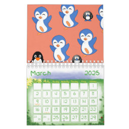 2021 Calendar Penguin | Zazzle